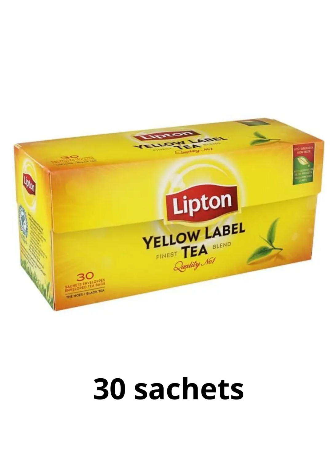 Thé Lipton Yellow Label Tea - 30 sachets - Festi'Moment